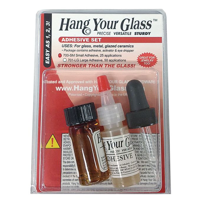 Hang Your Glass Small Adhesive – Discount Glass Supply